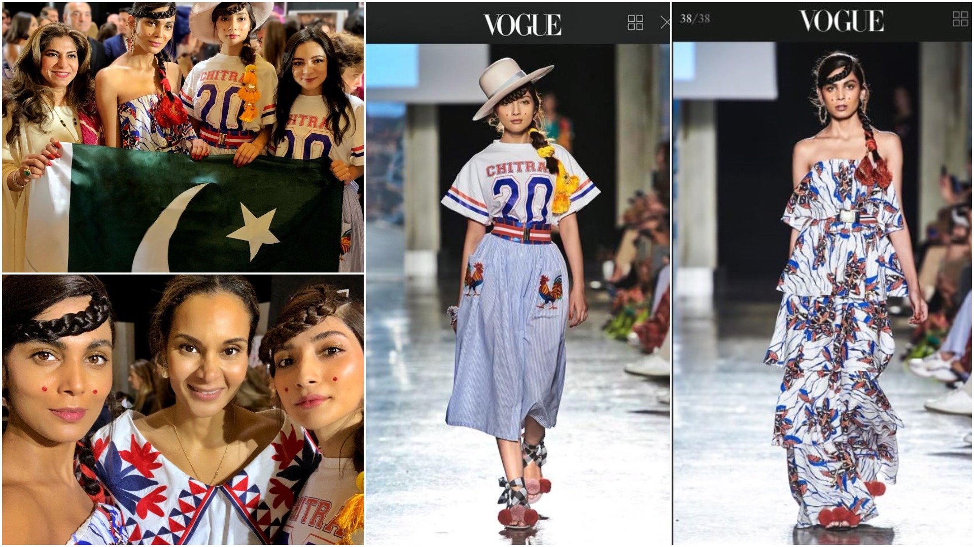 Mushk Kaleem and Alicia Khan shine bright at the Milan Fashion Week ...