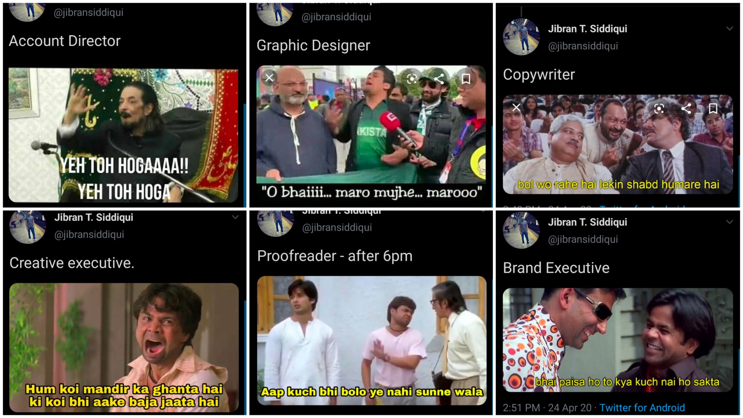 This guy's thread on ‘advertising agencies as memes’ is the funniest ...