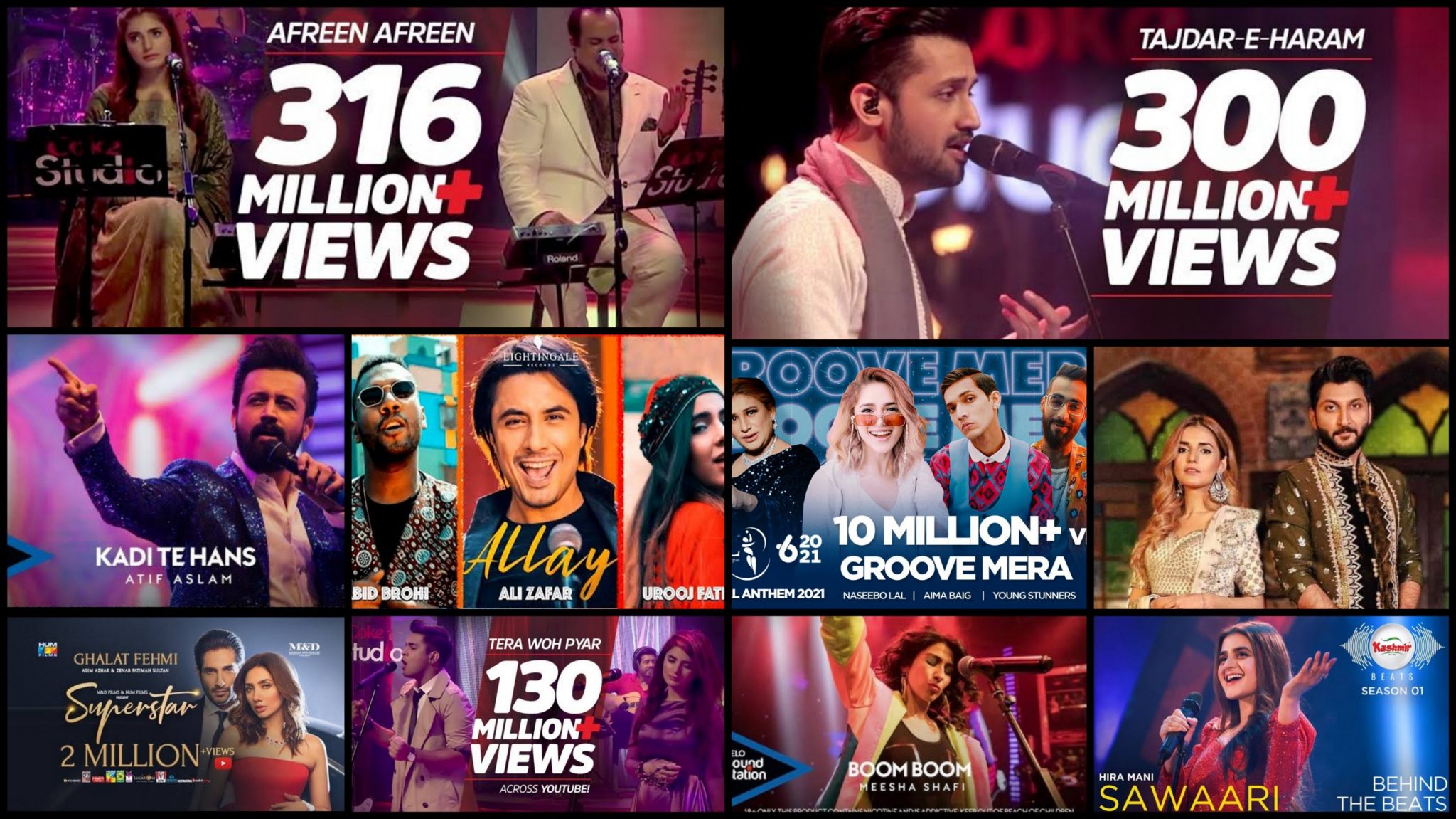 All Time Most Viewed Pakistani Songs On Youtube! - Diva Magazine