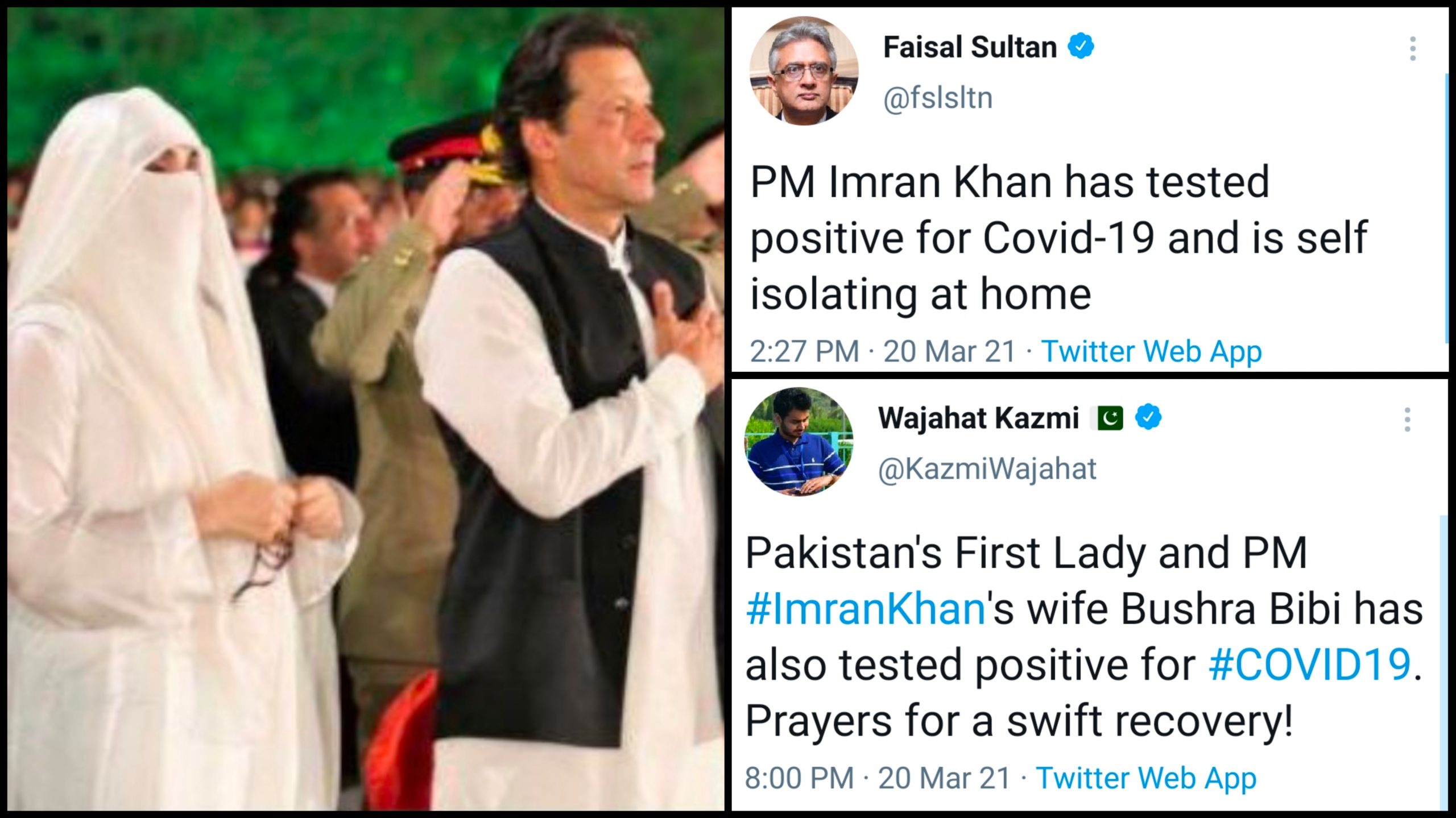 Nation Wishes For PM Imran Khan & Bushra Bibi To Get Well Soon After ...